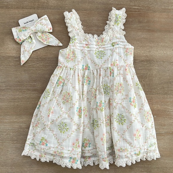 Haute Hippie | Dresses | Haute Hippie Toddler Girl Floral Lattice ...